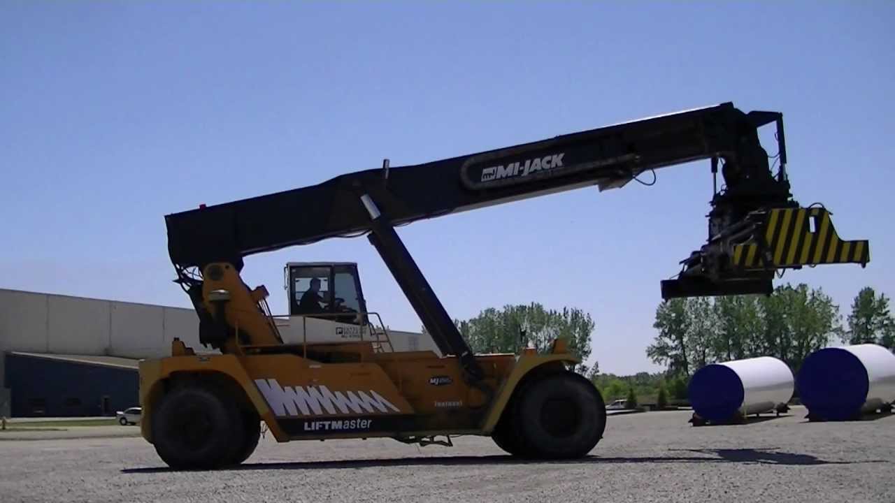 1996 Fantuzzi Reach Stacker For Sale - YouTube