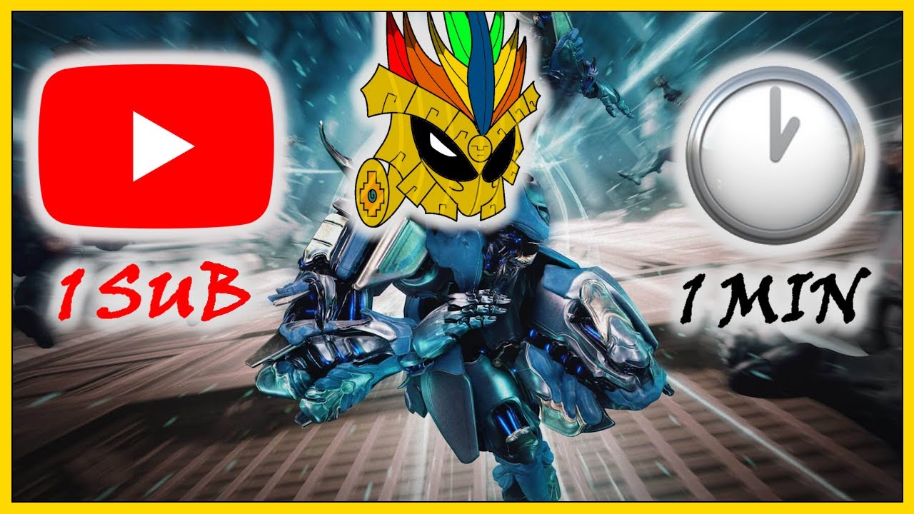 【Warframe】Running 1 minute for every subscriber (THANKS FOR 60+ & 70+ SUBS!) - YouTube