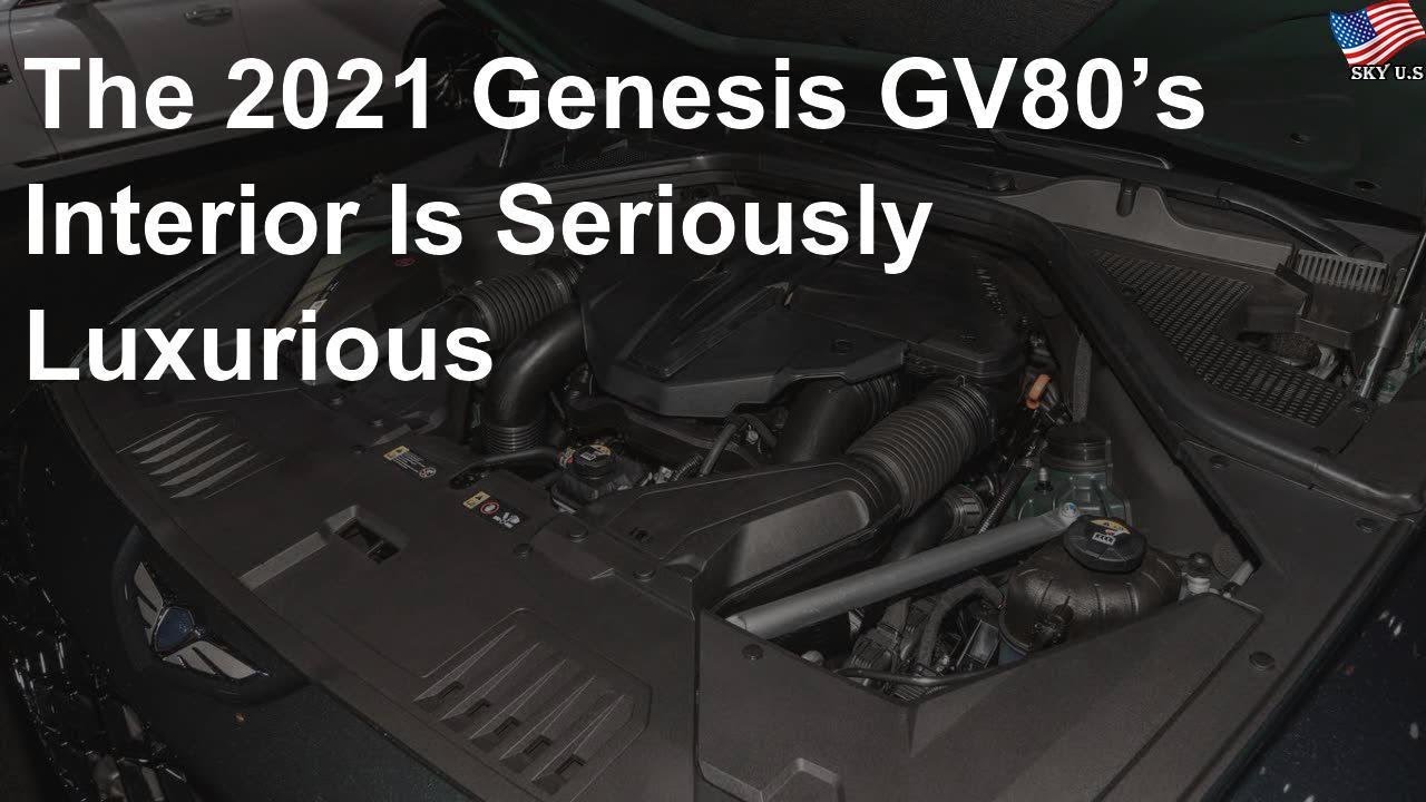 The 2021 Genesis GV80’s interior is seriously luxurious - YouTube
