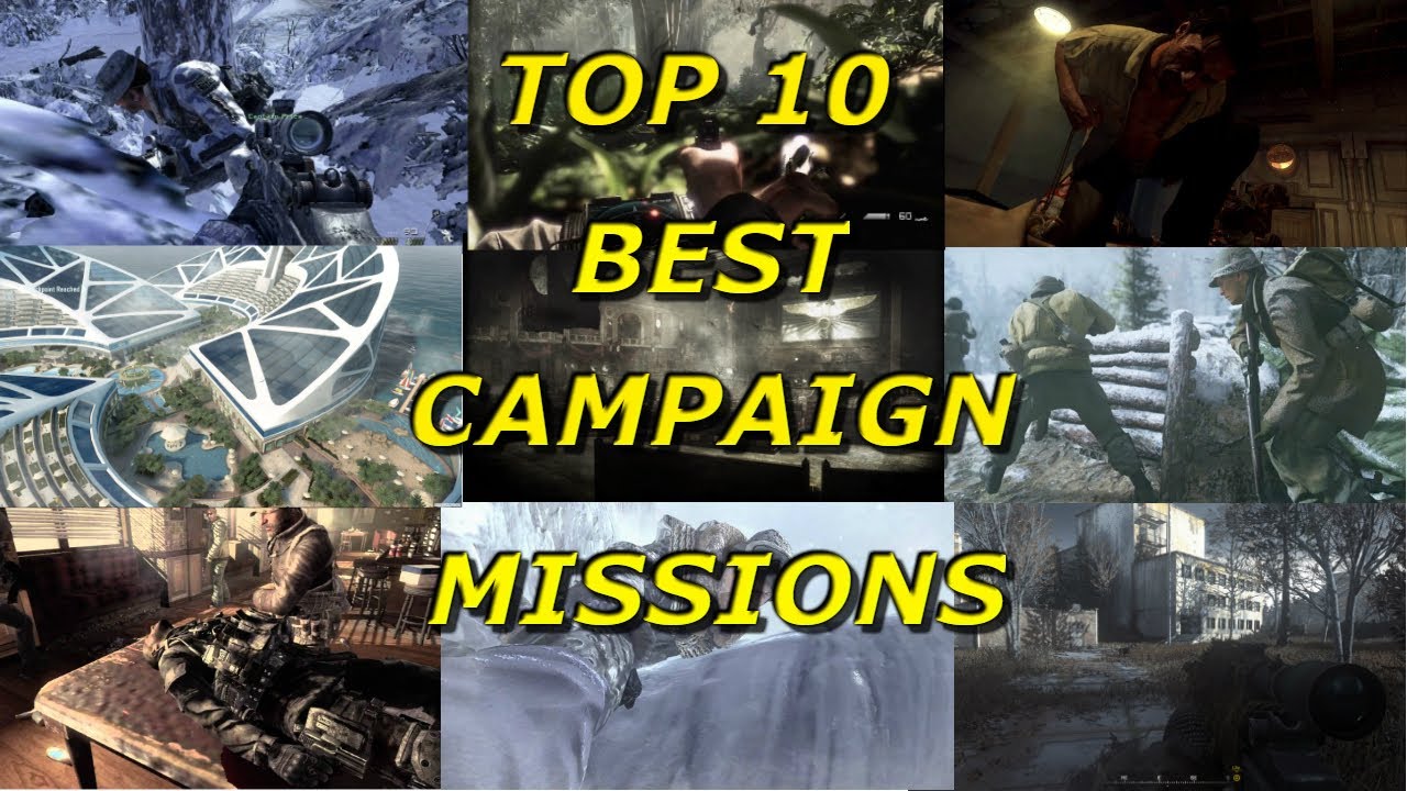 Top 10 Best Call of Duty Campaign Missions - Call of Duty History ...