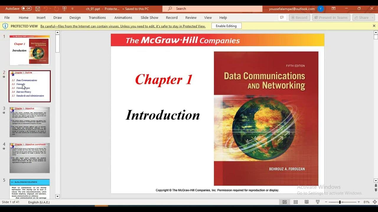 Data Communication: Chapter 1 (Intro to IT). - YouTube