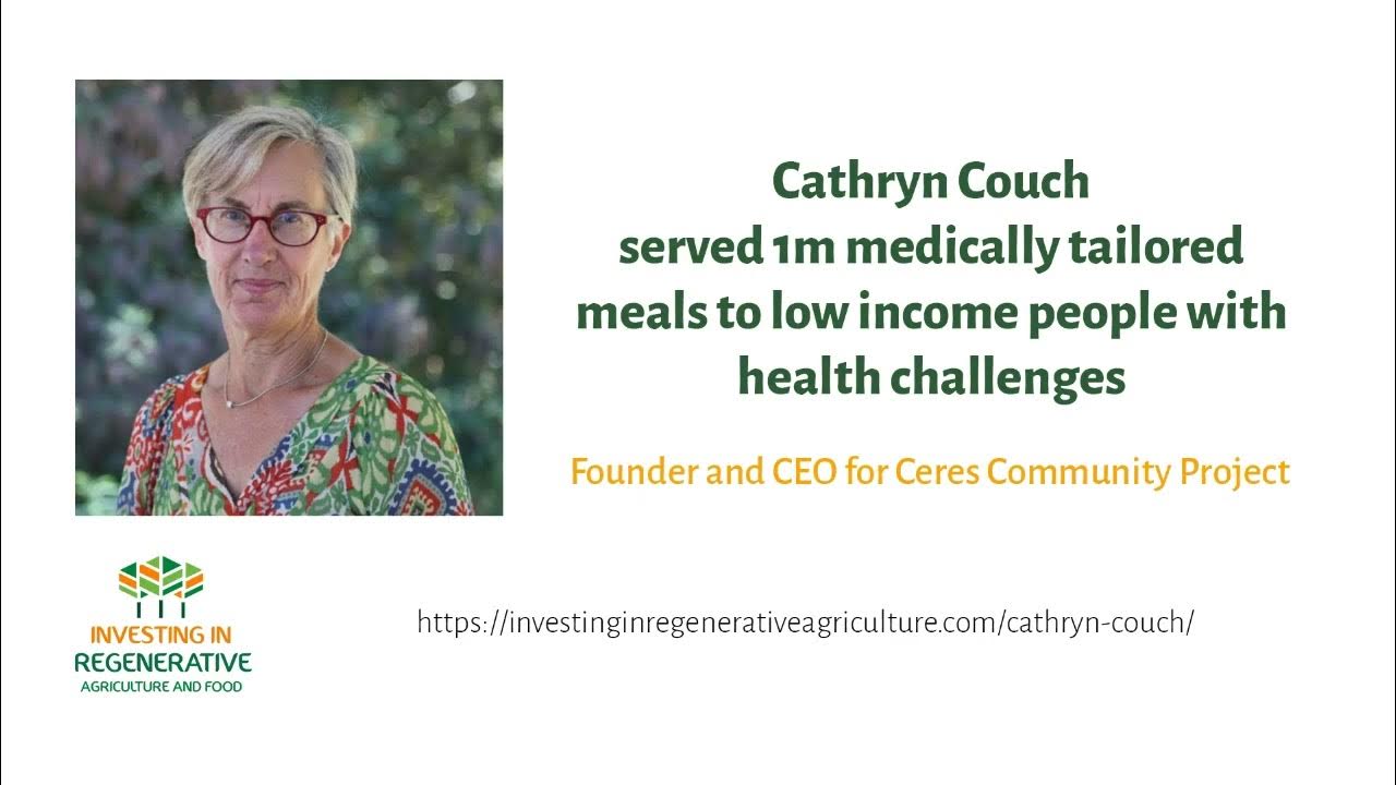 Cathryn Couch served 1m medically tailored meals to low income people ...