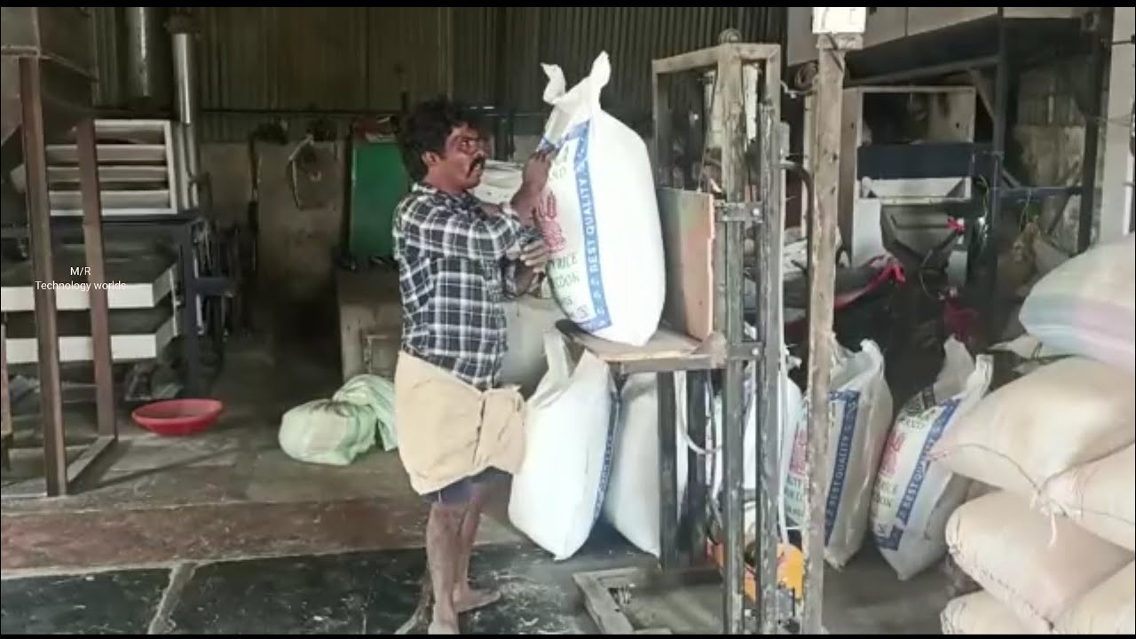 Automatic bag Lifting Machine for industrial purpose low cost - YouTube