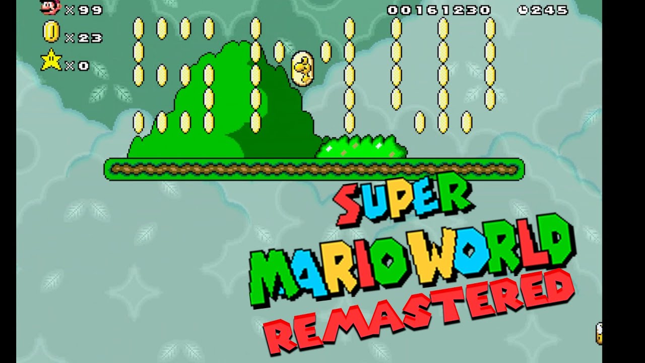 Giant 'SMW' Text - Super Mario World Remastered: Episode 1 (SMBX2 ...