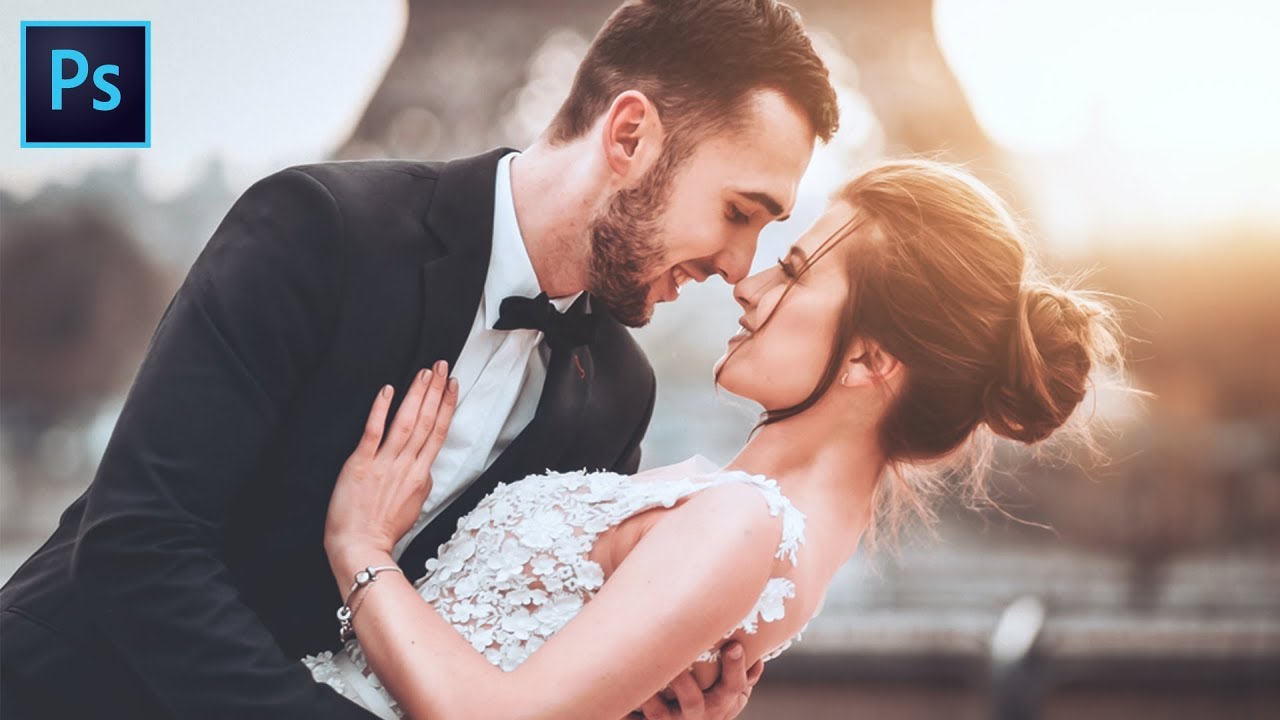 Photoshop Cc Tutorial Wedding Photo Edit Youtube
