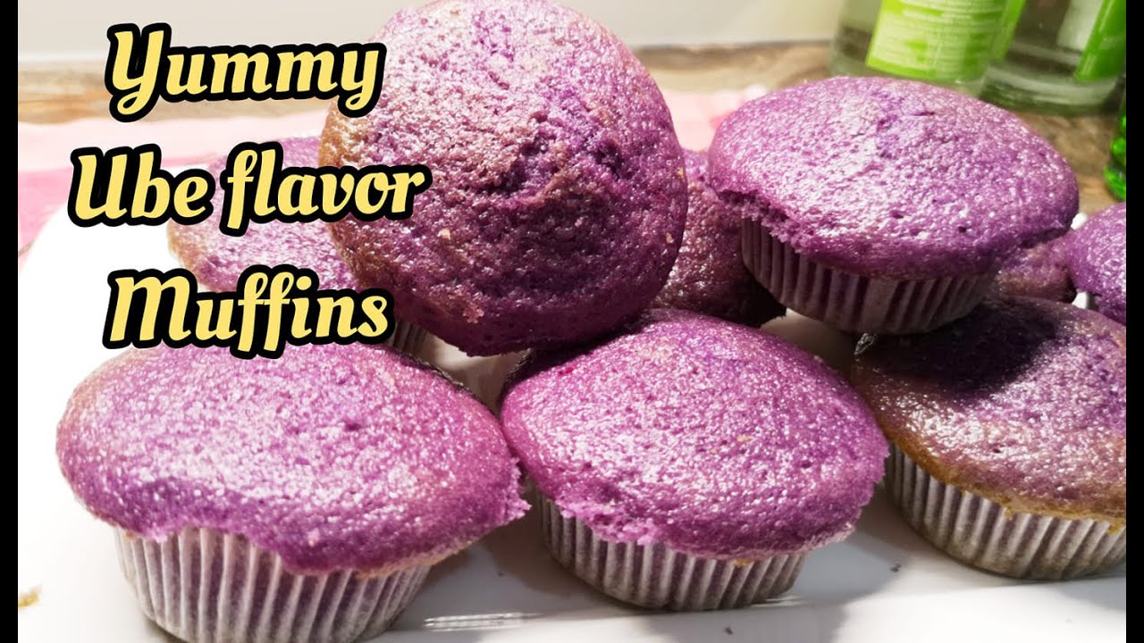 Yummy Ube Flavor Muffins / Filipino sweet ube delicacy muffins - YouTube