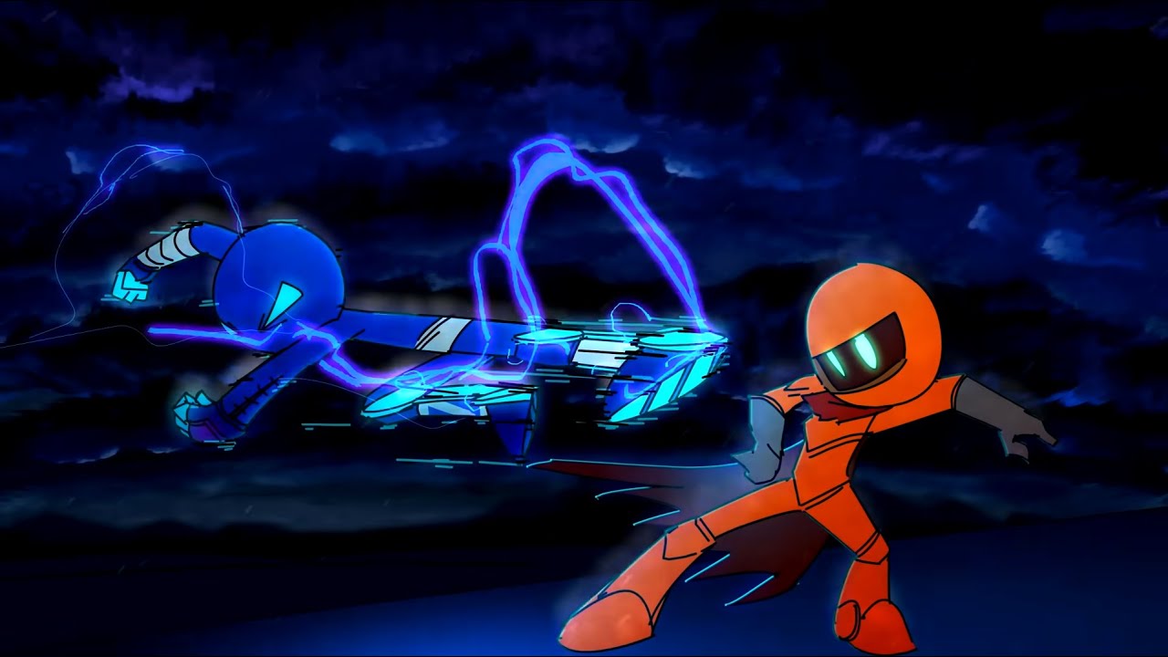 GildedGuy Vs Oxob | Yomi Hustle Scripted Fight - YouTube