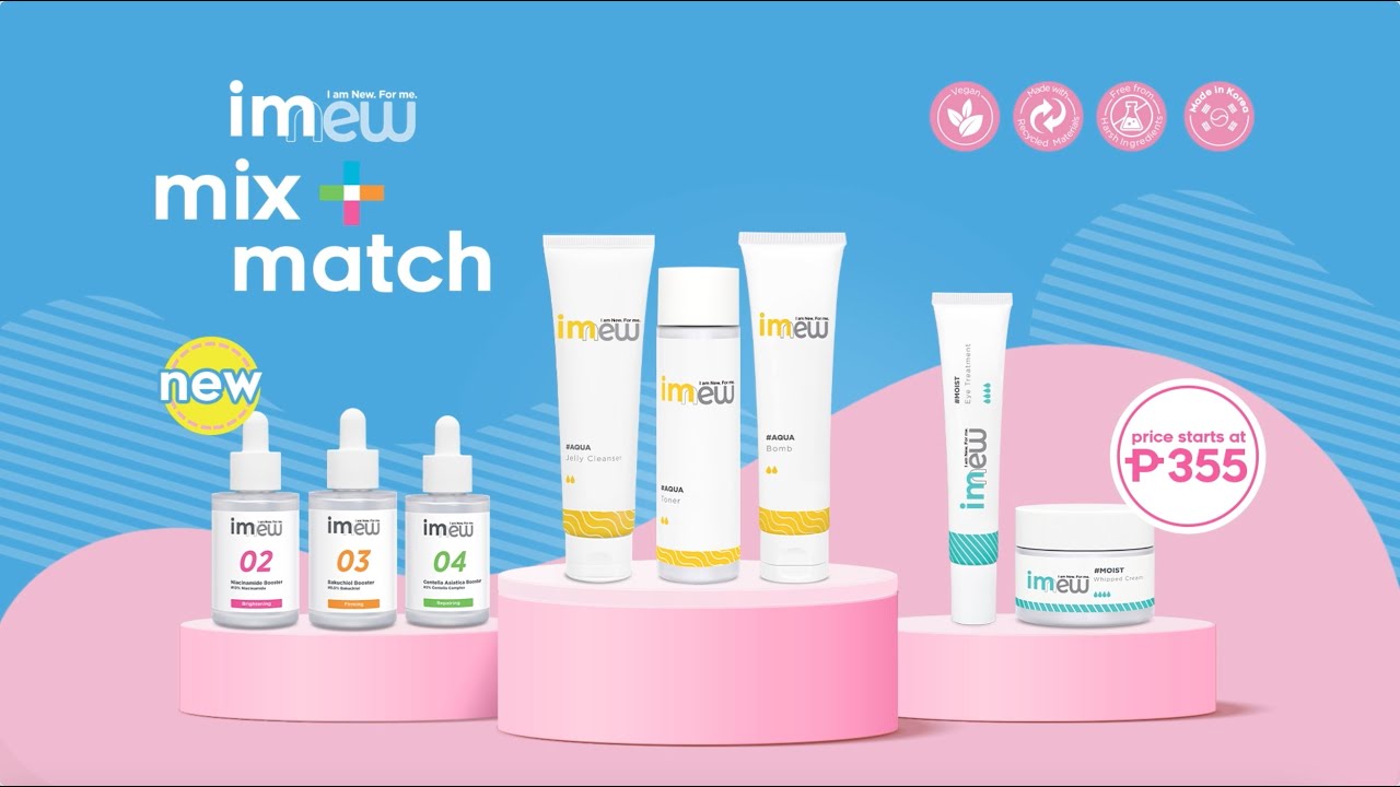 Supercharge your skin your way with IMEW! - YouTube