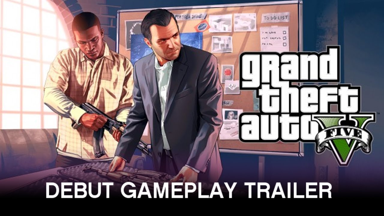 Grand Theft Auto V - Debut Gameplay Footage (Official Video) - YouTube