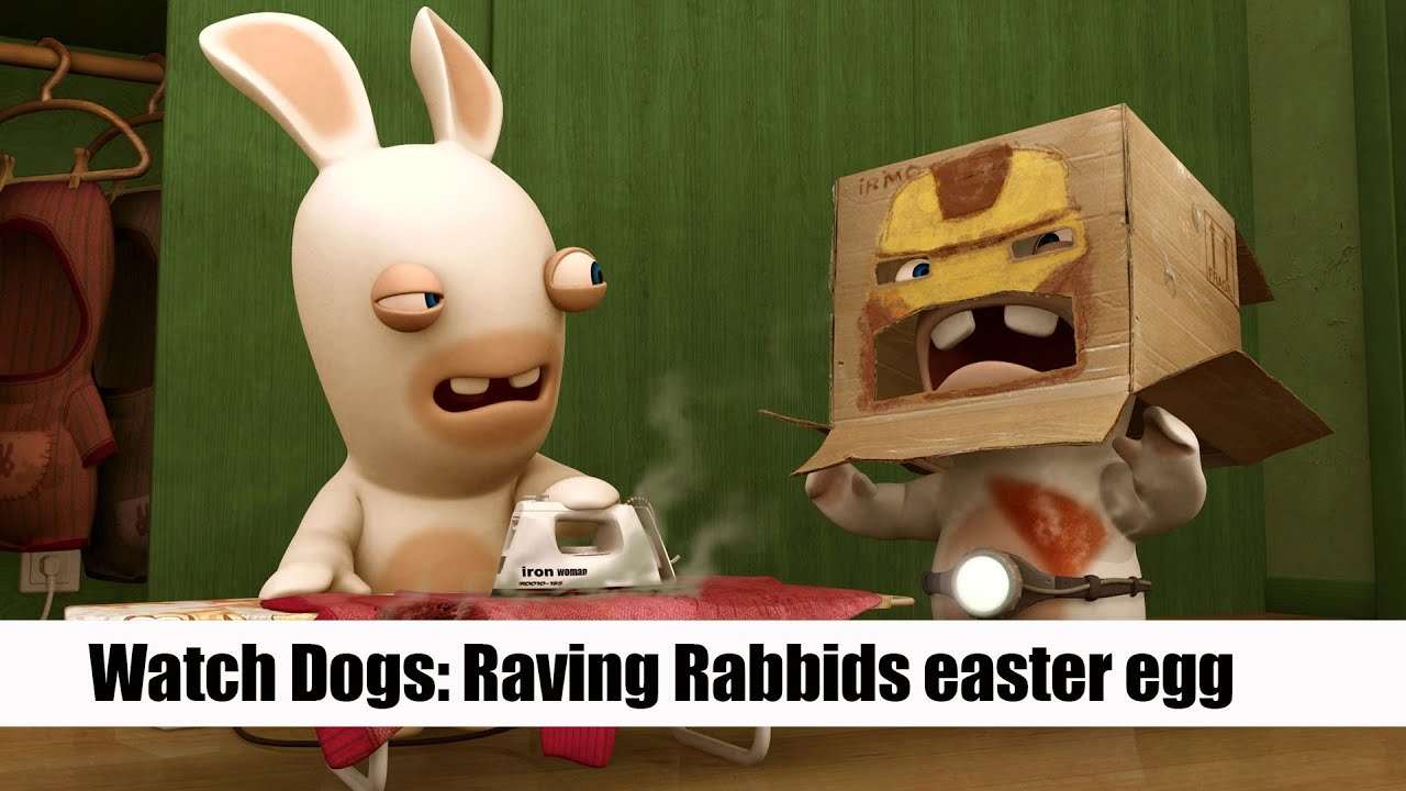 Watch Dogs: Raving Rabbids easter egg - YouTube