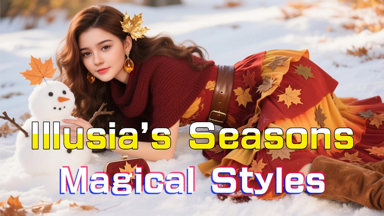 Illusia's Seasonal Style: A Magical Wardrobe Unveiled! 🪄 (Spring, Summer, Autumn, Winter) - YouTube