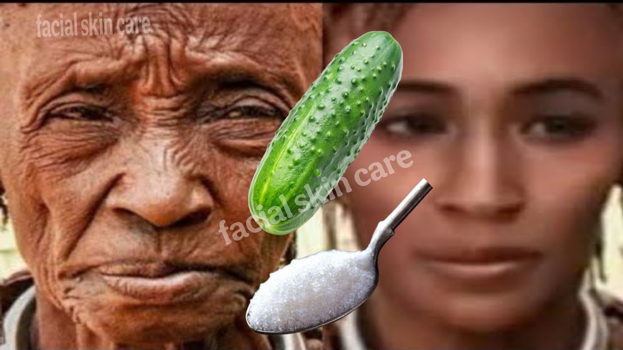 Anti-aging recipes💥 Cucumber remedy for facial wrinkles, home remedy ...