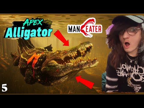 Maneater|5 Apex Alligator Defeated - YouTube