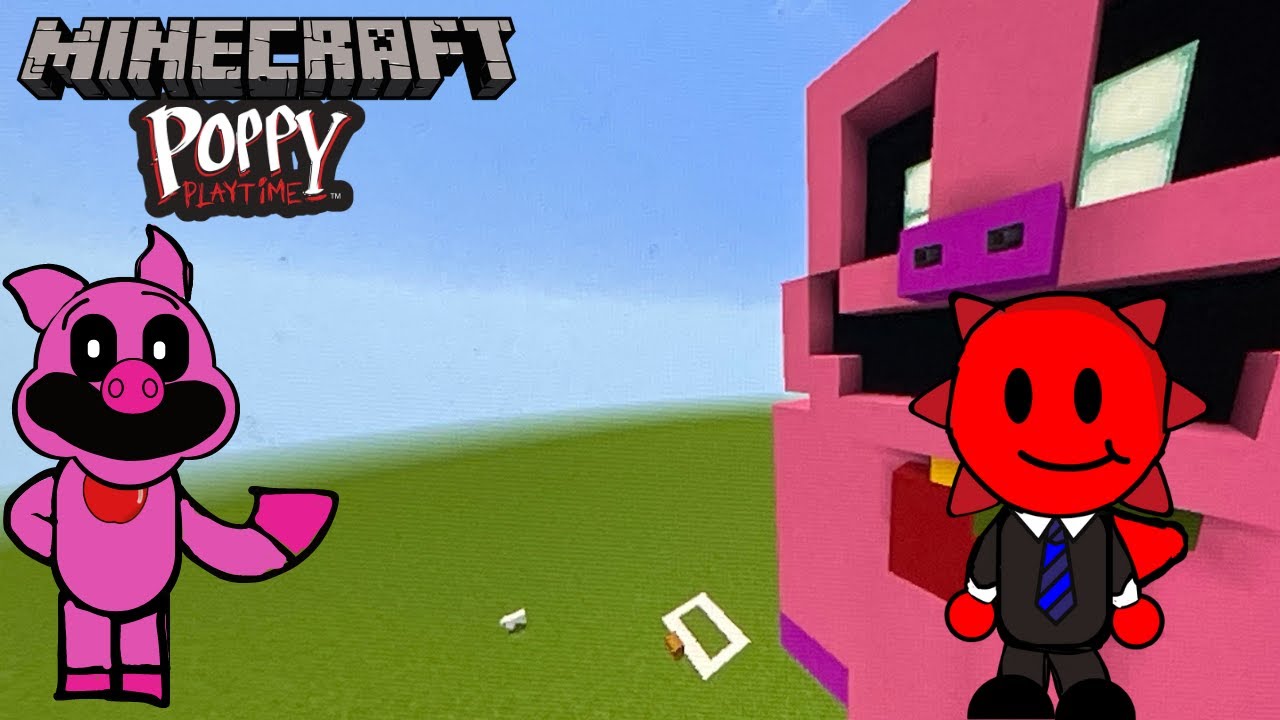 Minecraft Tutorial | How to Build PickyPiggy (Poppy Playtime) - YouTube