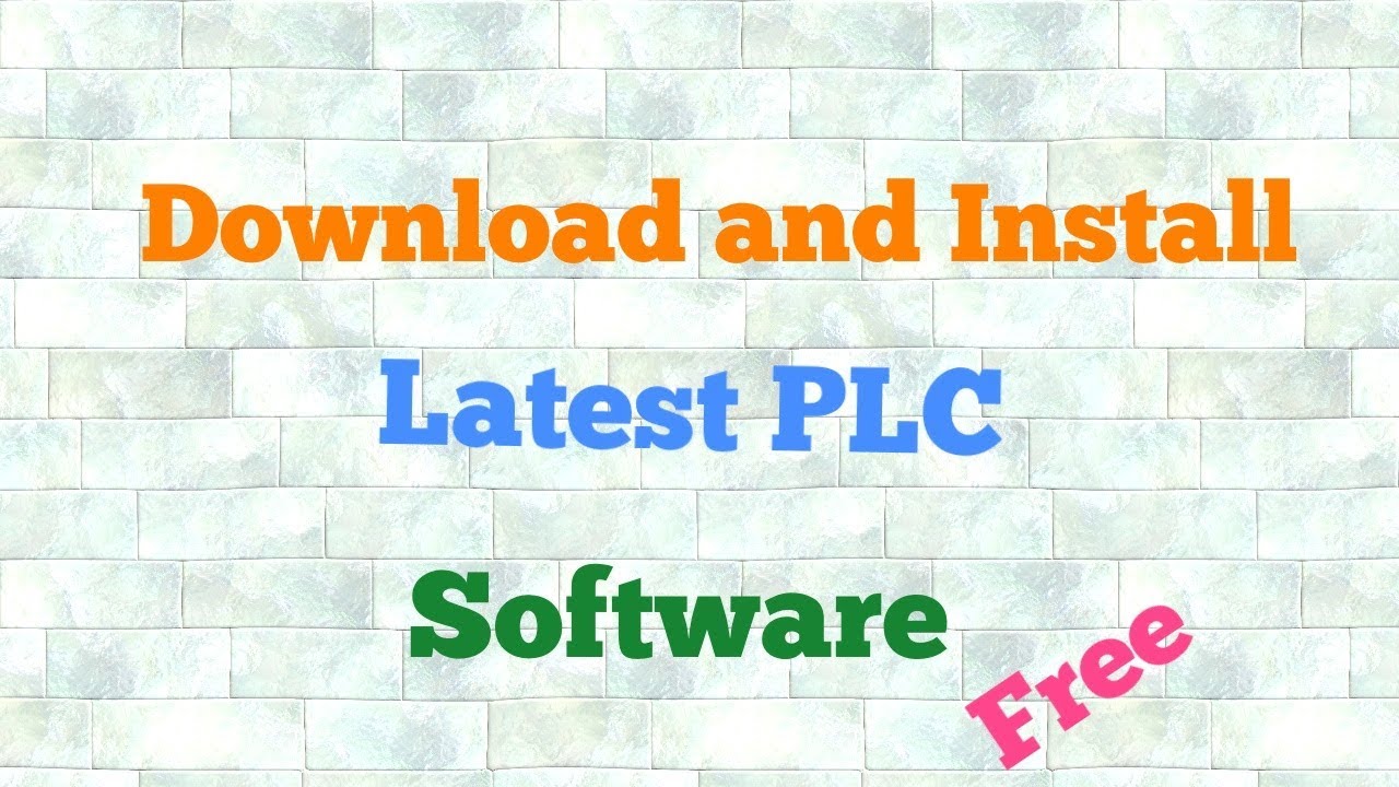 Download and Install latest PLC software || Plc software download - YouTube