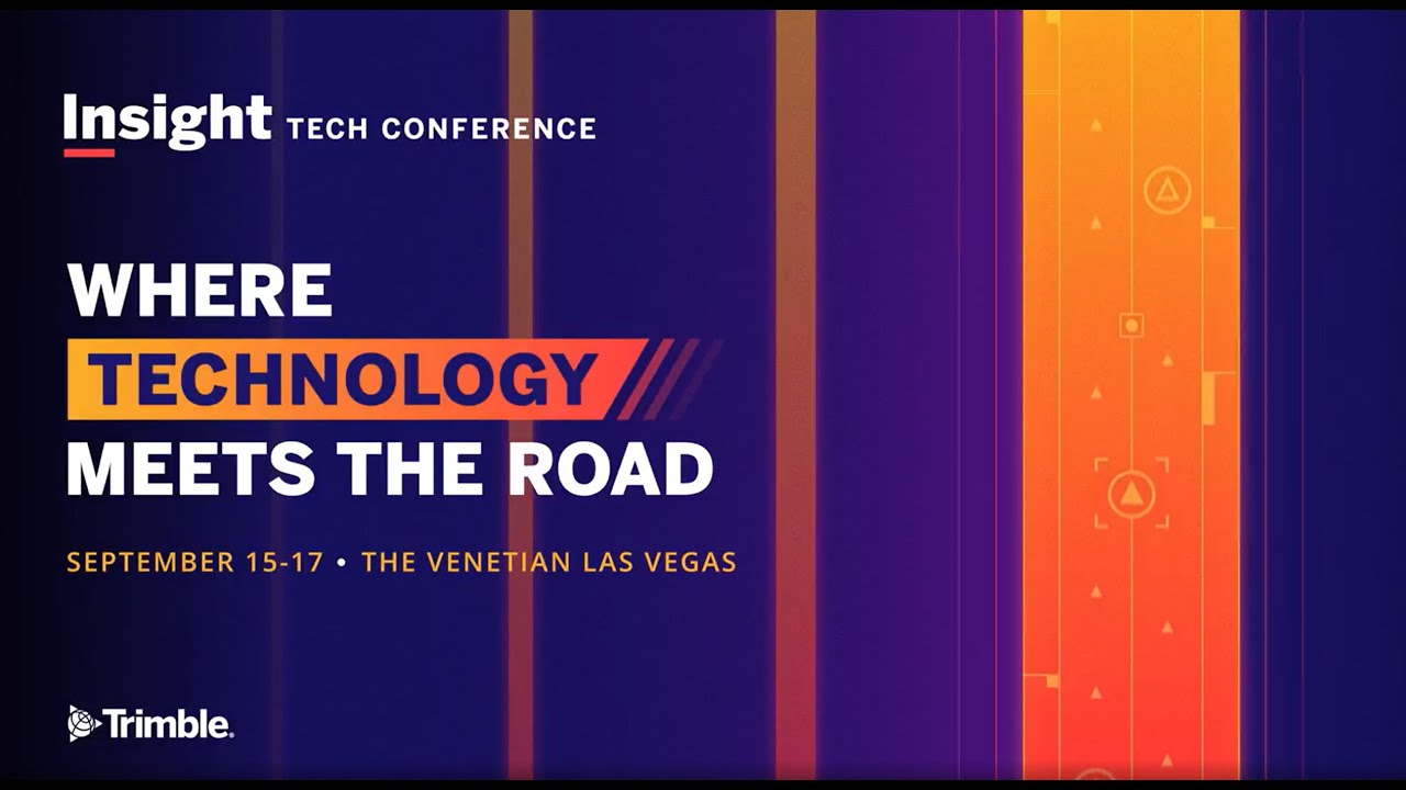 Join us at Trimble's Insight Tech Conference 2024 - YouTube