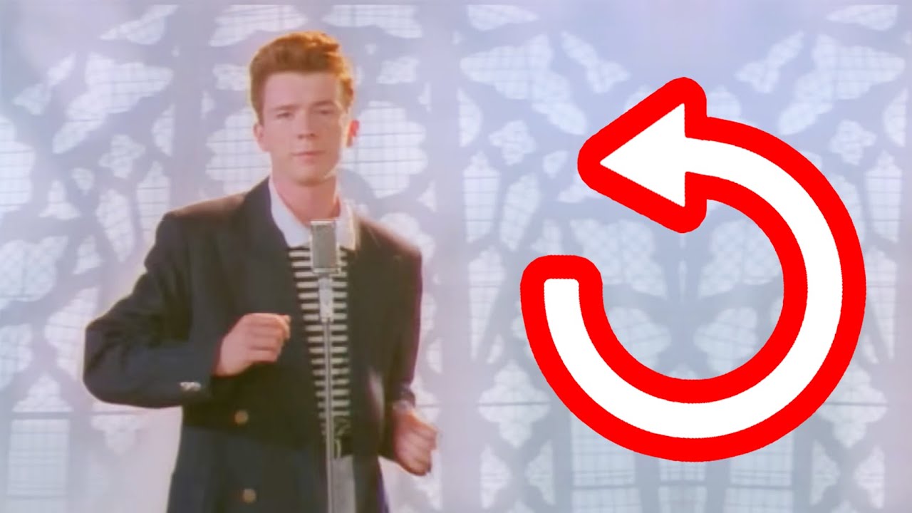 Rick Roll REVERSED - YouTube