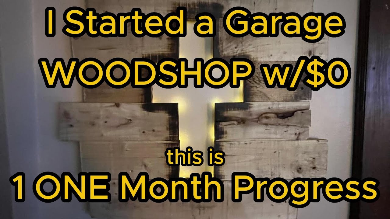 Woodworking on a Budget: Garage Workshop Progress new tools and Budget-friendly Lumber Rack ...