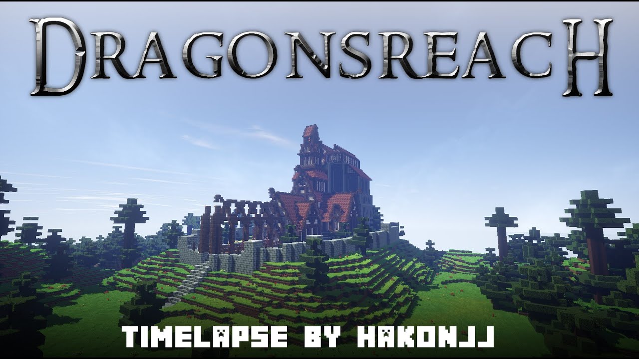 Minecraft Timelapse - Dragonsreach from Skyrim [ 1080p 60 FPS ] + FREE ...