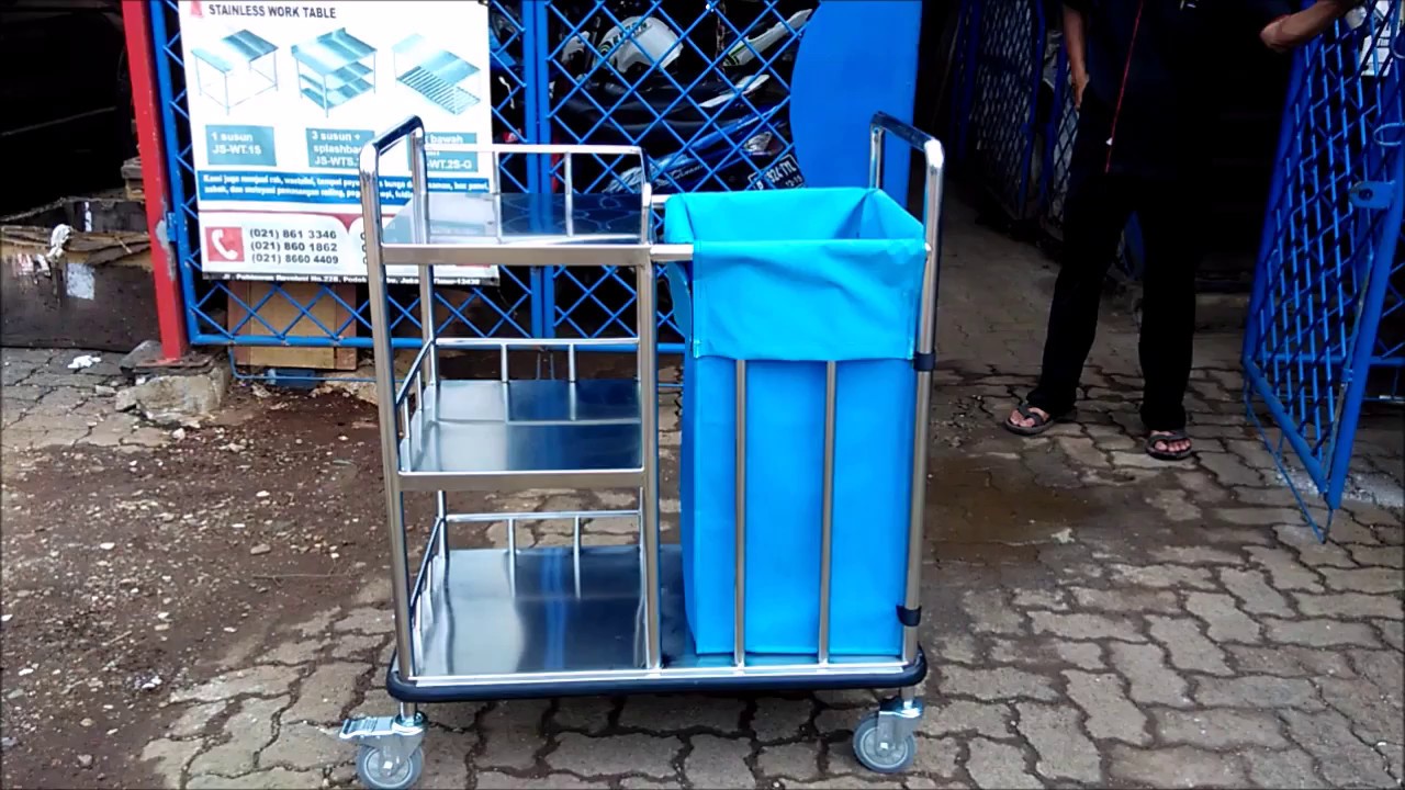 081310045708 - Trolley laundry | Linen trolley | Troli hotel | Troli ...