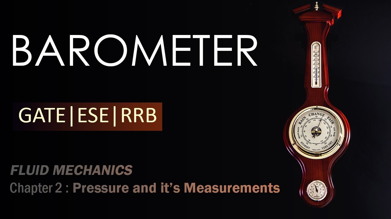 (Free PDF) Barometer & Units of Pressure - YouTube