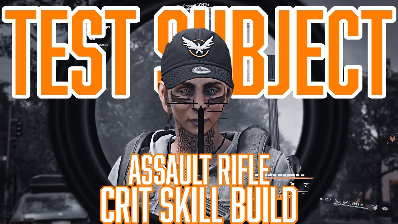 The Division 2 | TEST Subject Assault Rifle Skill and AR Crit Build ...
