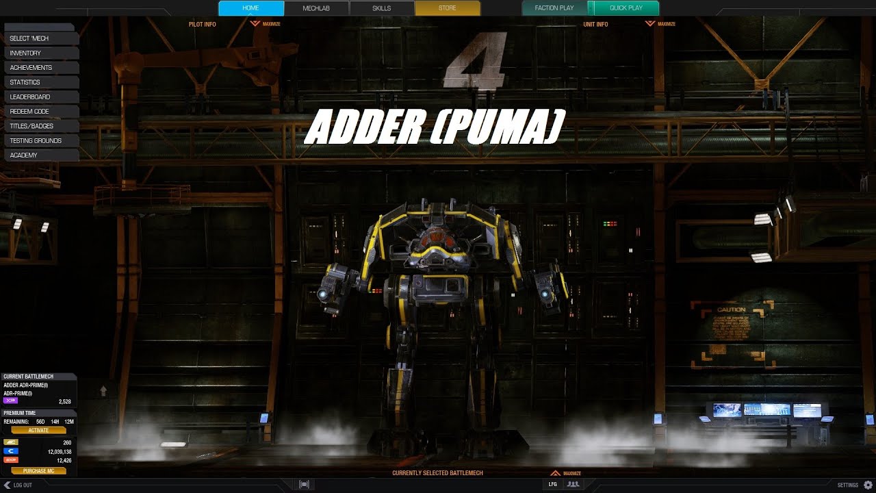 MWO - Adder (Puma) #84 - (Group game) Adder sniper buddy! - YouTube