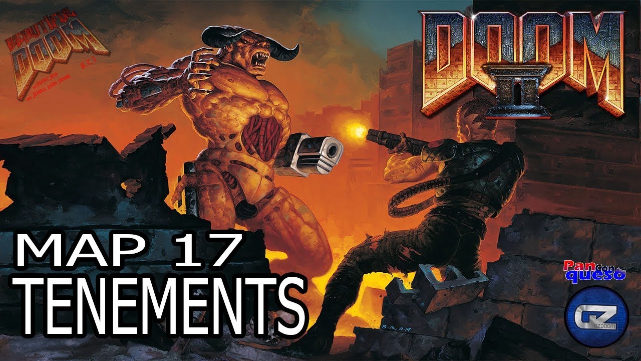 Doom II (100%) Guía UV: MAPA 17: Tenements [60 FPS] - YouTube
