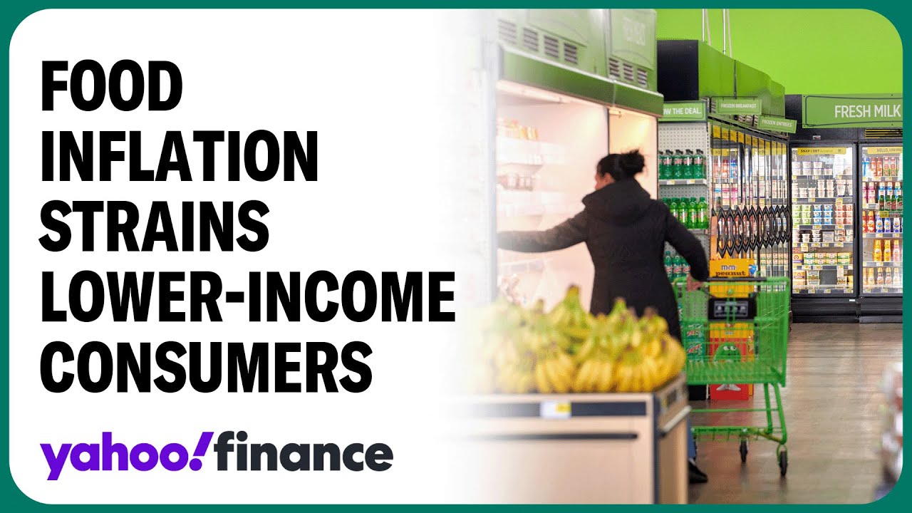 Food inflation putting most strain on low-income consumers - YouTube