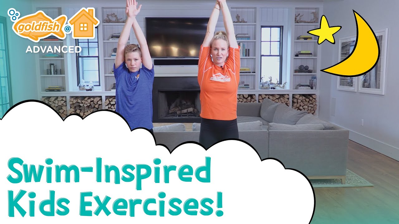 Kids Swim Exercises (Advanced: Freestyle Push Off & Breakout ...