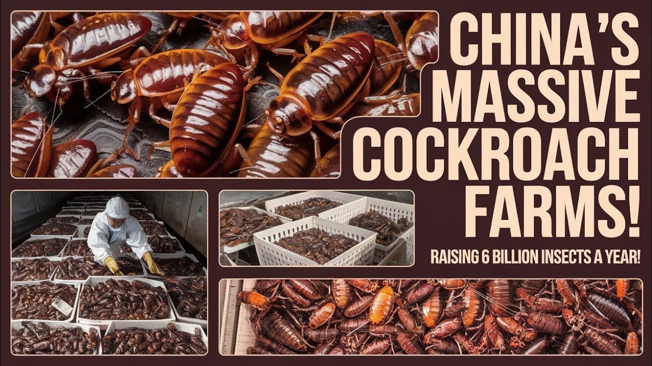 Inside China's Massive Cockroach Farms: Raising 6 Billion Insects a ...