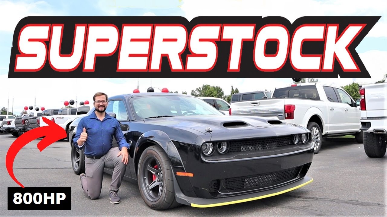 NEW Dodge Challenger Super Stock: 800 Horsepower Factory Drag Car ...
