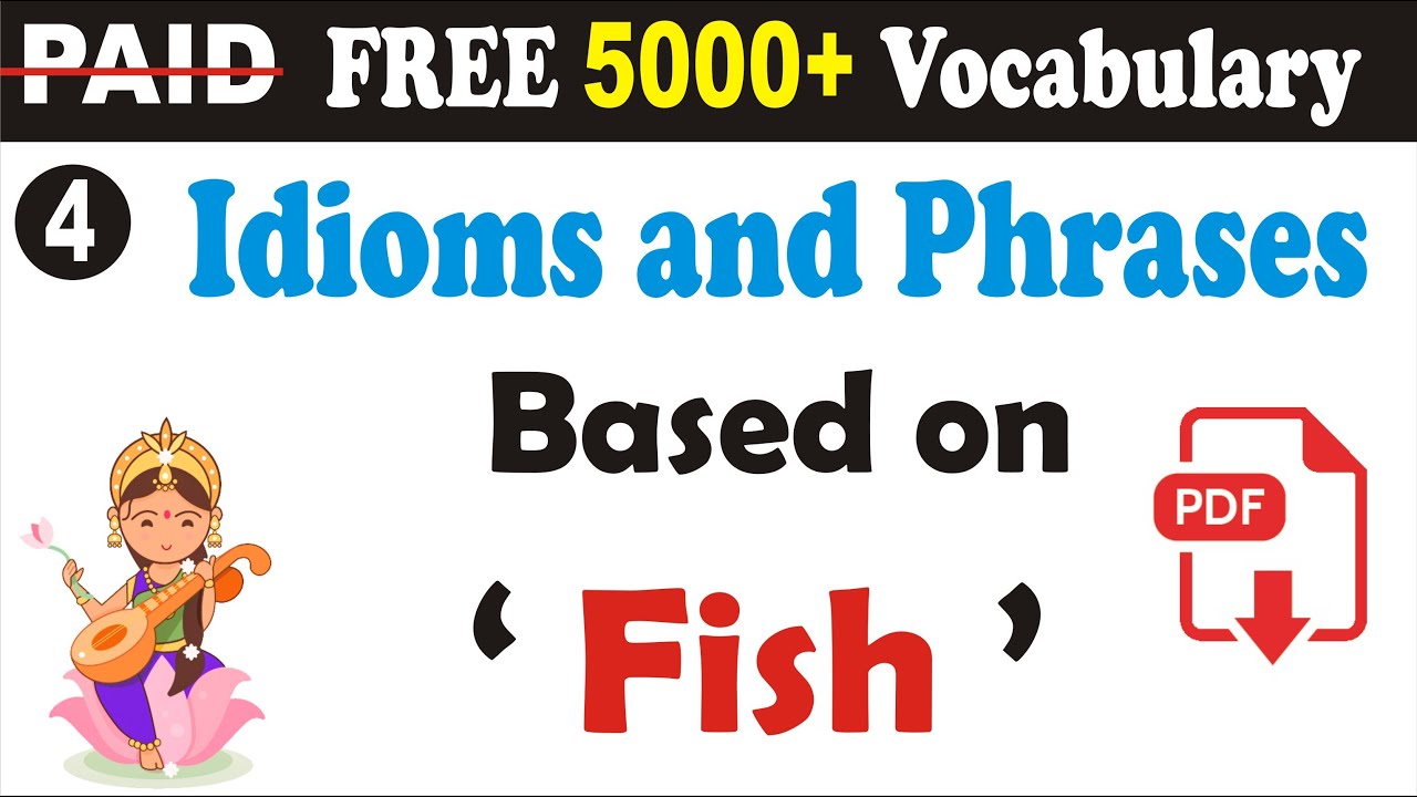 Idiom Based on 'Fish' || Idioms and Phrases Tricks @UphaarClasses - YouTube