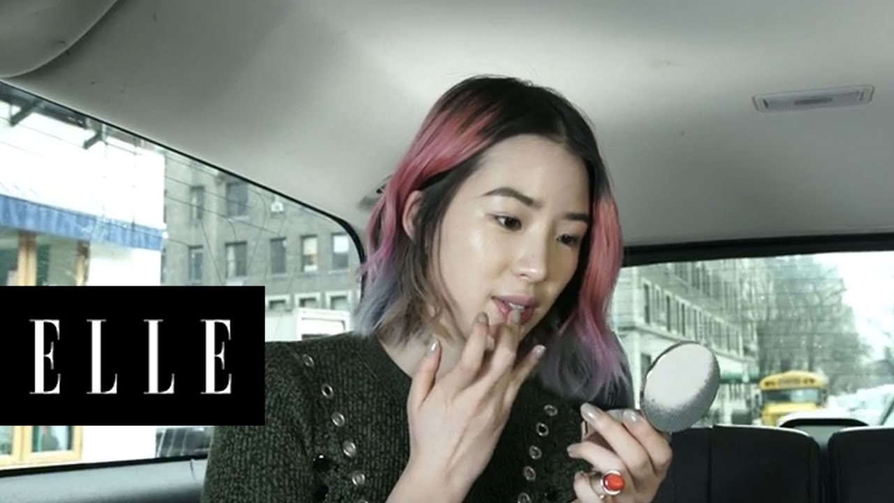 How to Apply Makeup in a Moving Car | ELLE - YouTube
