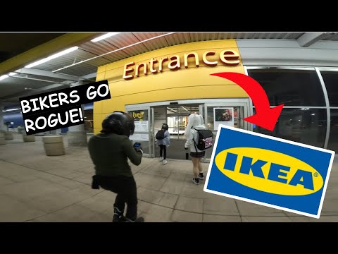 BIKERS BUYING GIFTS IN IKEA GONE WRONG - PT .1 - - YouTube