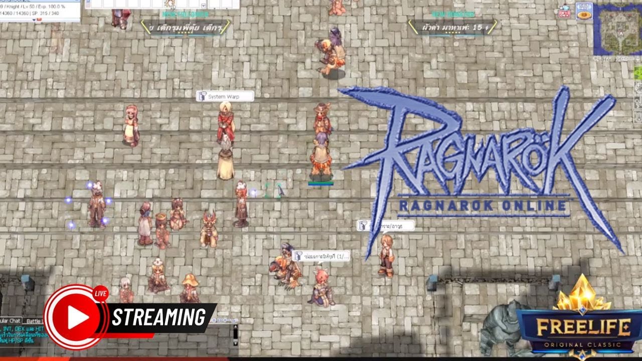 BlackGru - Ragnarok Online. -🔴 Live , [ EP.01 Freelife Original Classic ...
