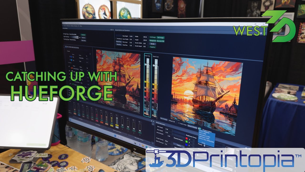 West3D at 3DPrintopia 2024 with HueForge - YouTube