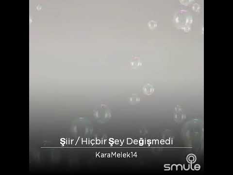 Hiç bir şey değişmedi değişmiyor