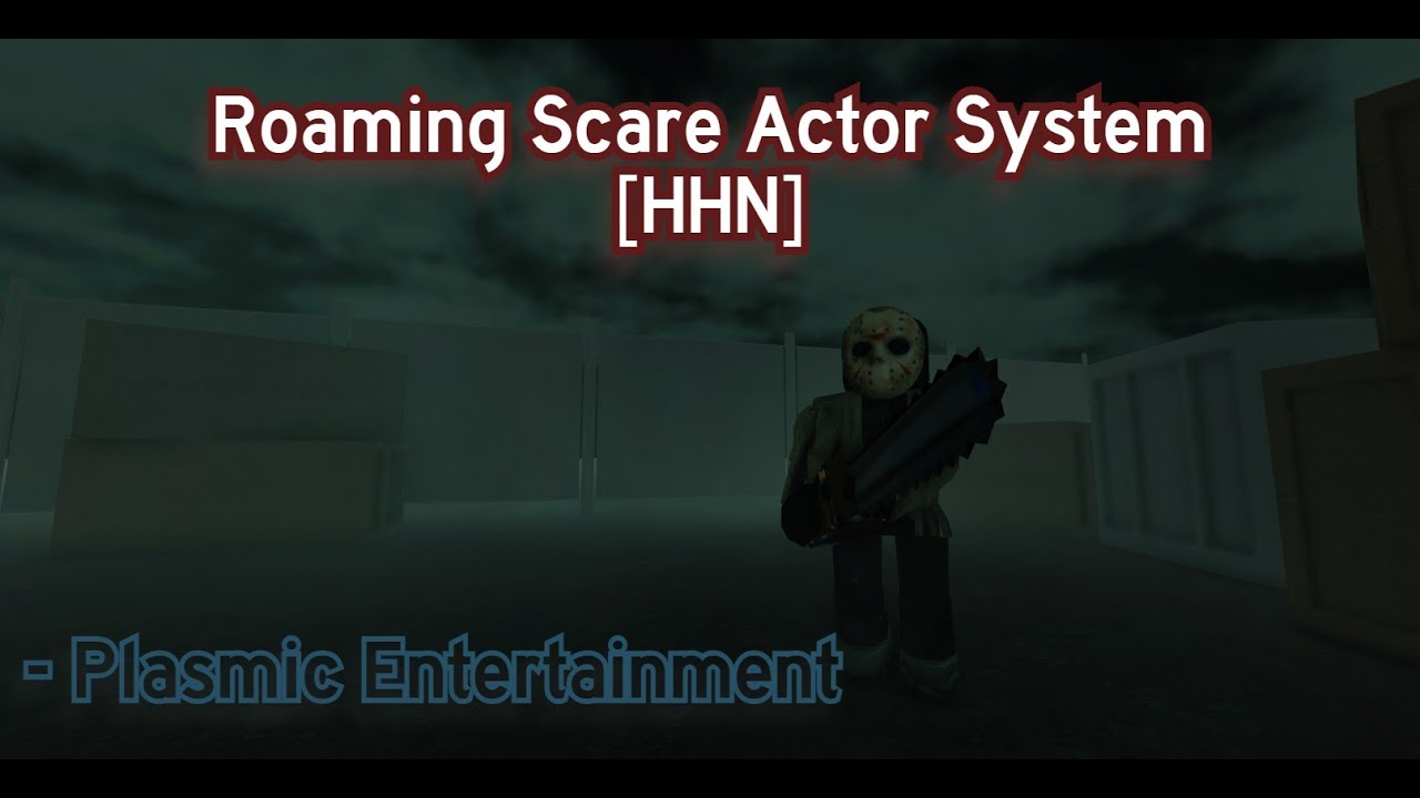 Roaming Scare Actor System | Roblox HHN Scare System - YouTube