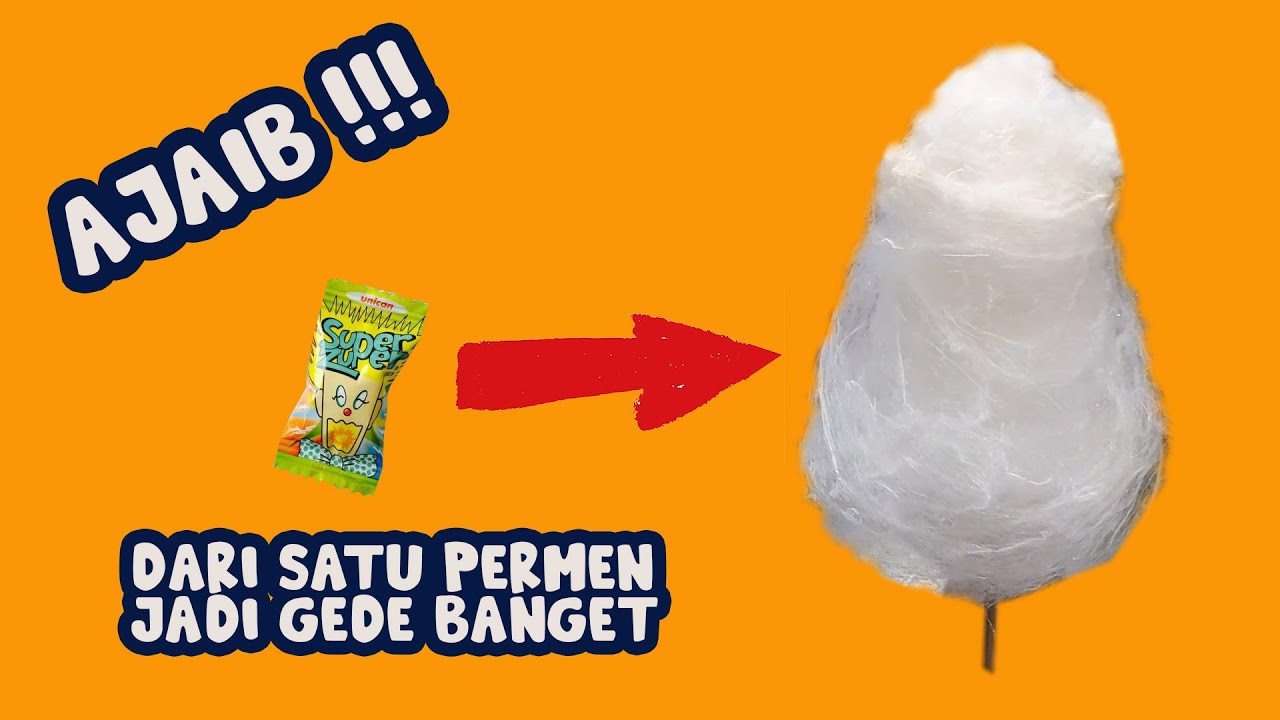 Proses Pembuatan Kembang Gula / Gulali / Permen Kapas / Kembang Gula ...
