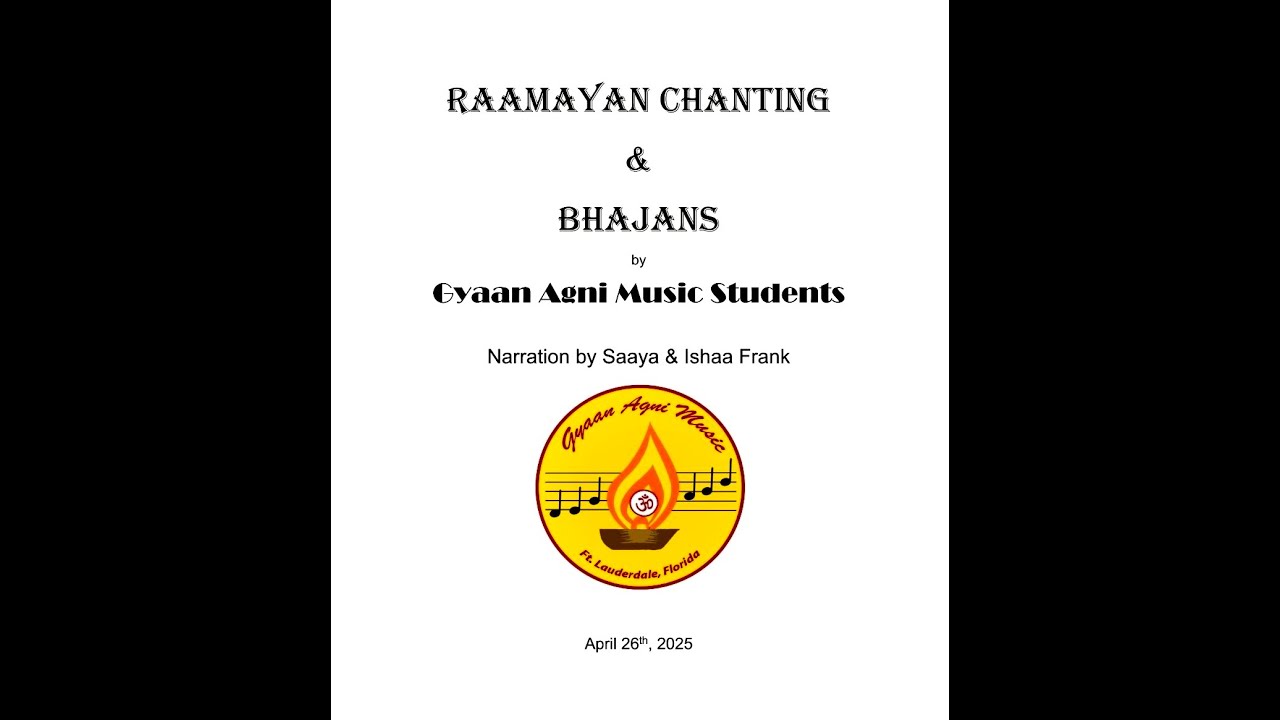 Gyaan Agni Music Students Ramayan Chanting & Bhajans - YouTube
