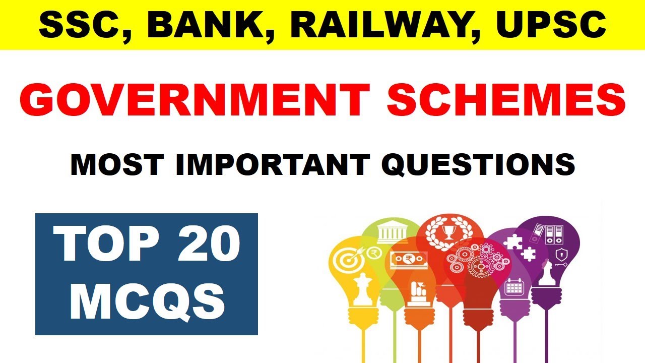 Central Government Schemes | Important Government Schemes | Current ...