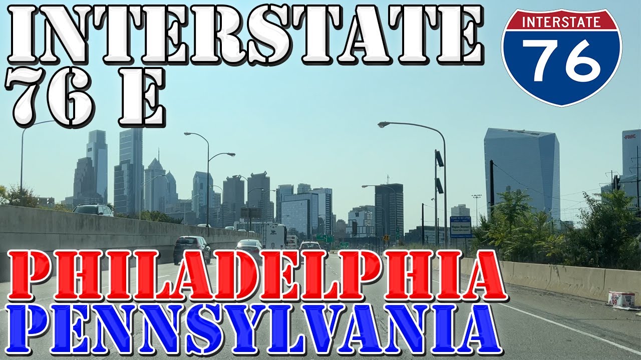 I-76 East - Philadelphia - Pennsylvania - 4K Highway Drive - YouTube