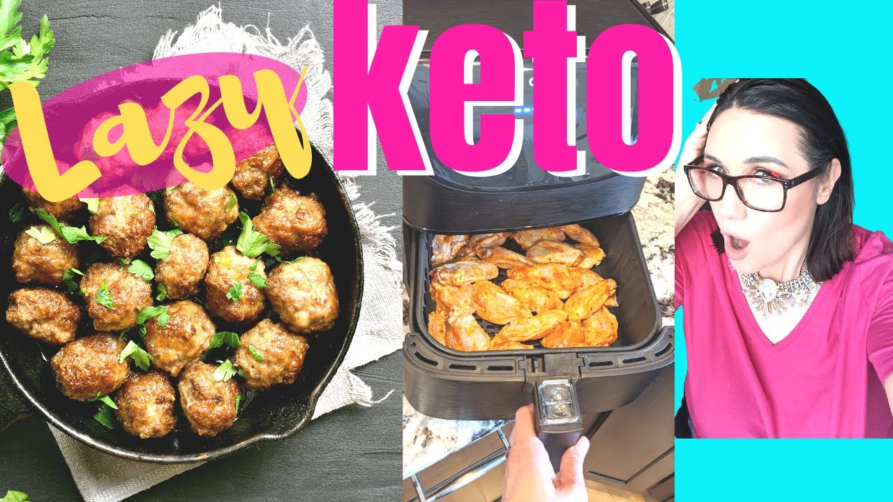 What I Eat In A Day .... LAZY Keto (AT HOME!) - YouTube