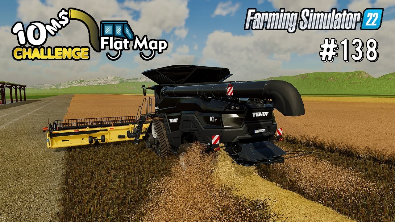 farming Simulator 22 fs22 timelapse Ep #138 Flat Map fs22 Mods - YouTube
