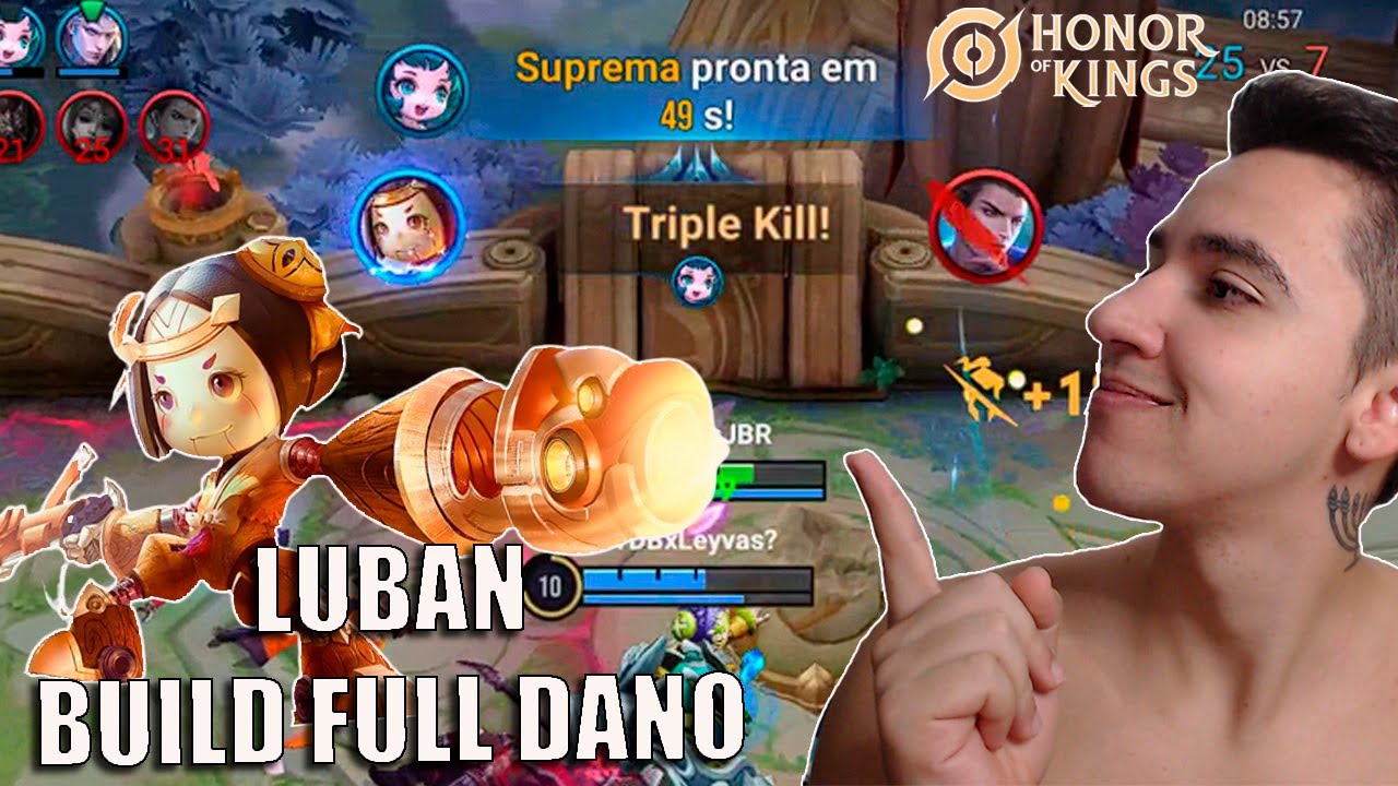 LUBAN BUILD FULL DANO NA RANKED - Honor of Kings - YouTube