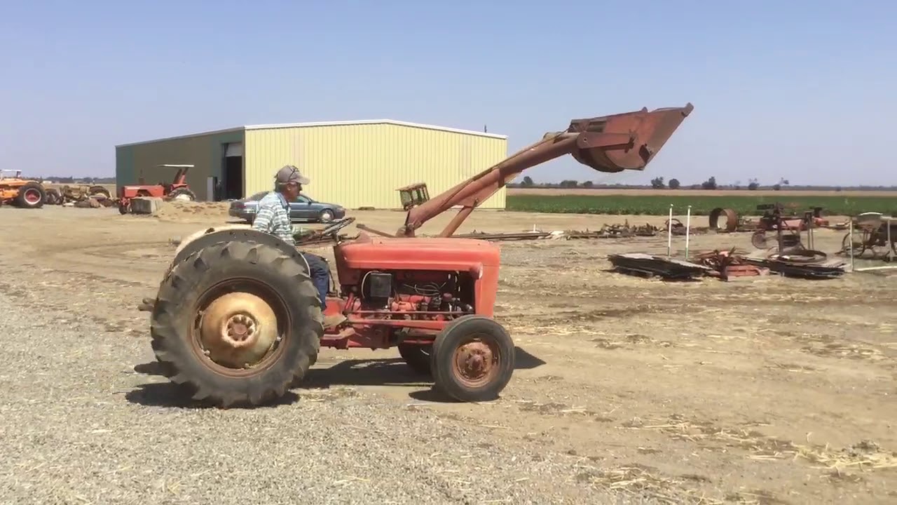 Ford 600 with Bucket - YouTube