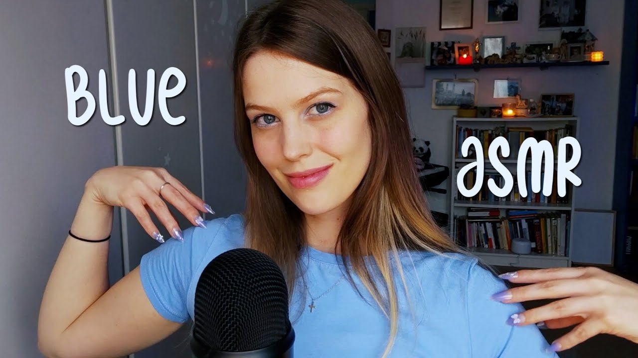 ASMR to sleep well 💙 with blue triggers - YouTube