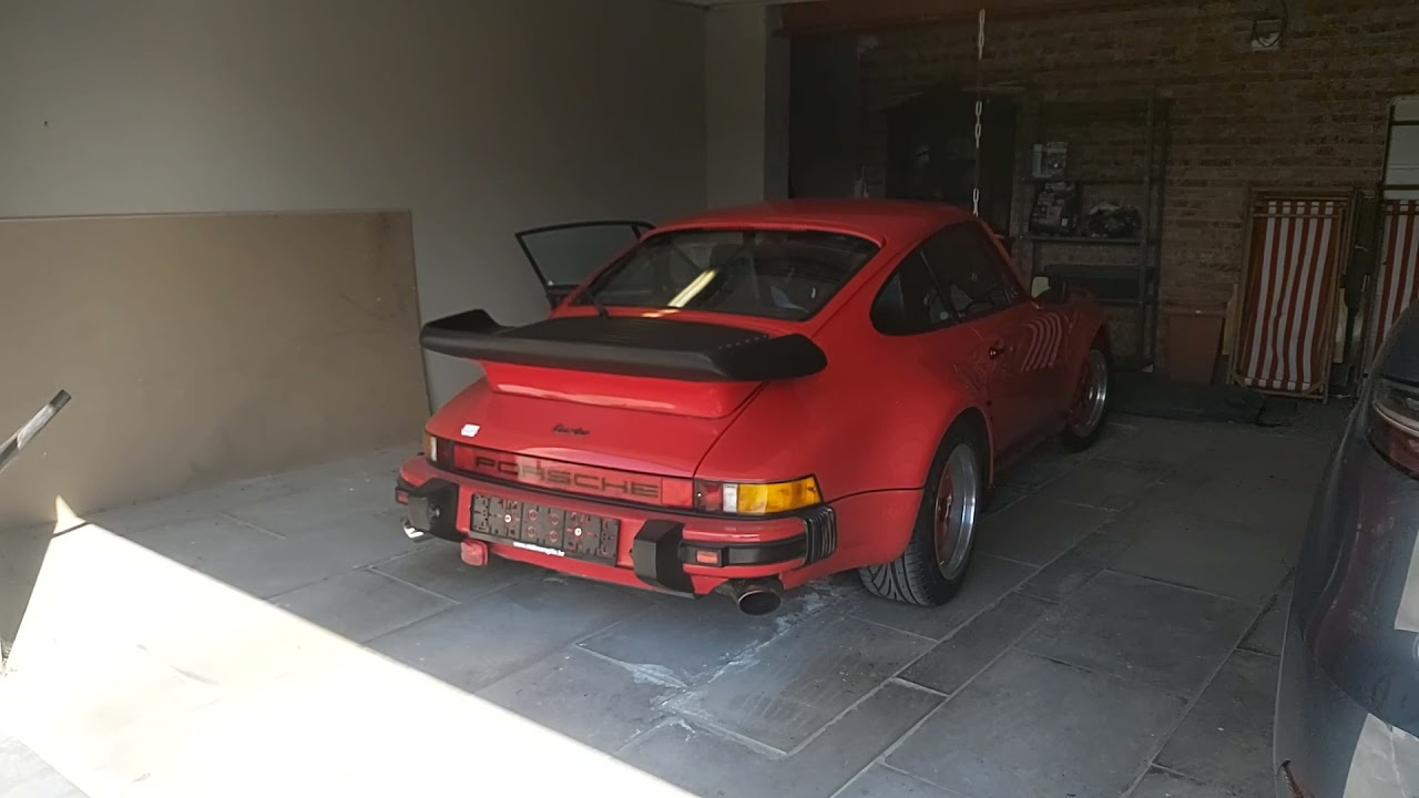 Porsche 930 turbo 3.3 with RUF exhaust startup and revs - YouTube