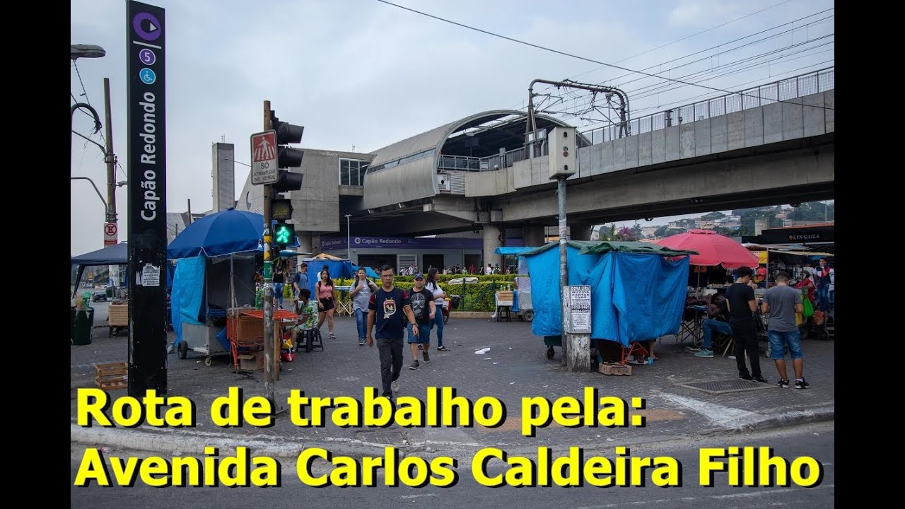 Indo para o trabalho pela - Avenida Carlos Caldeira Filho, Rota do ...